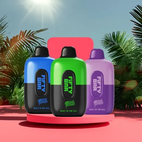 Fifty Bar 6500 Puffs Disposable Vape Flavors | FiftyBarVapes