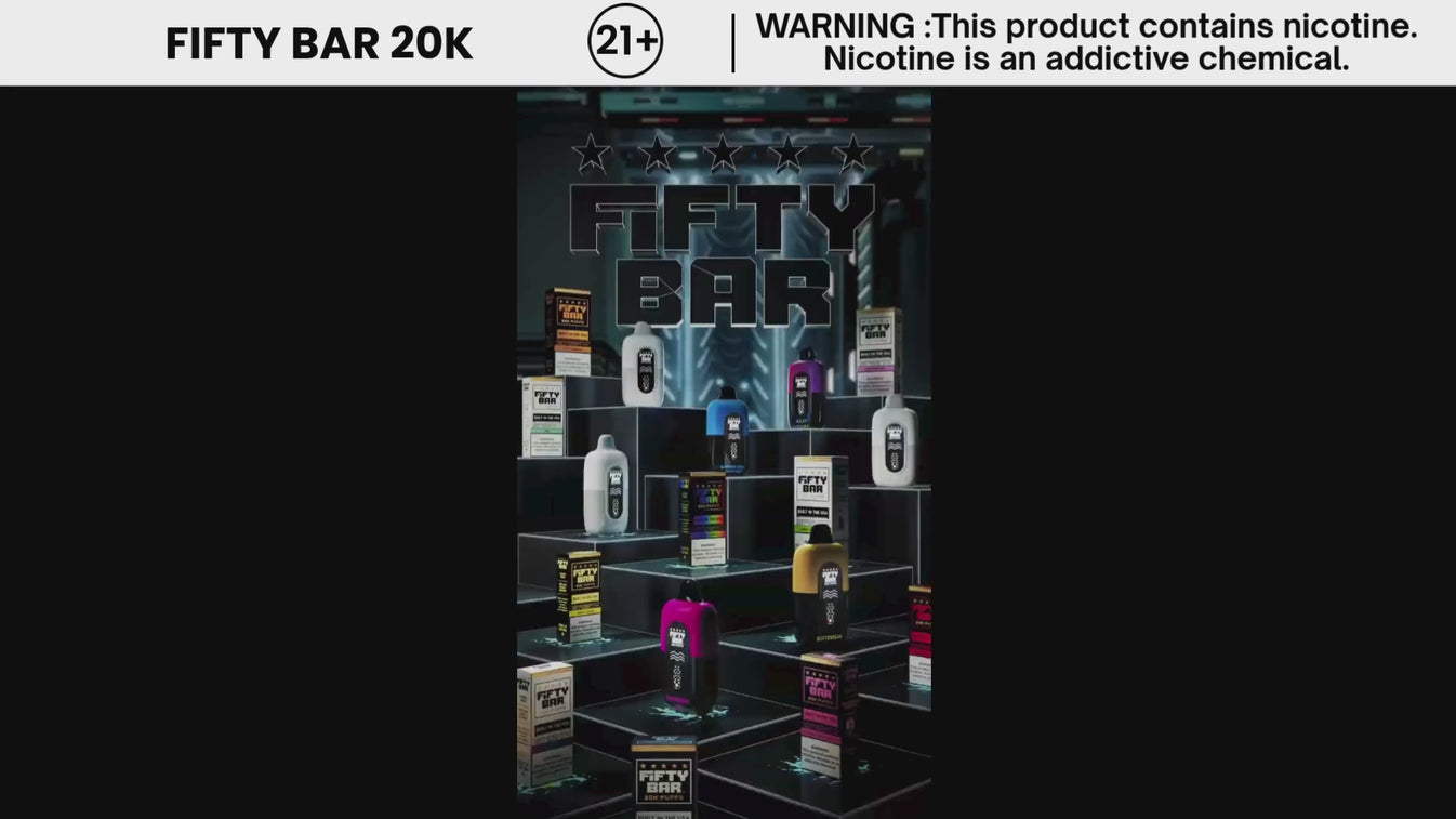 Mint Fifty Bar 20K Disposable Vape | FiftyBarVapes